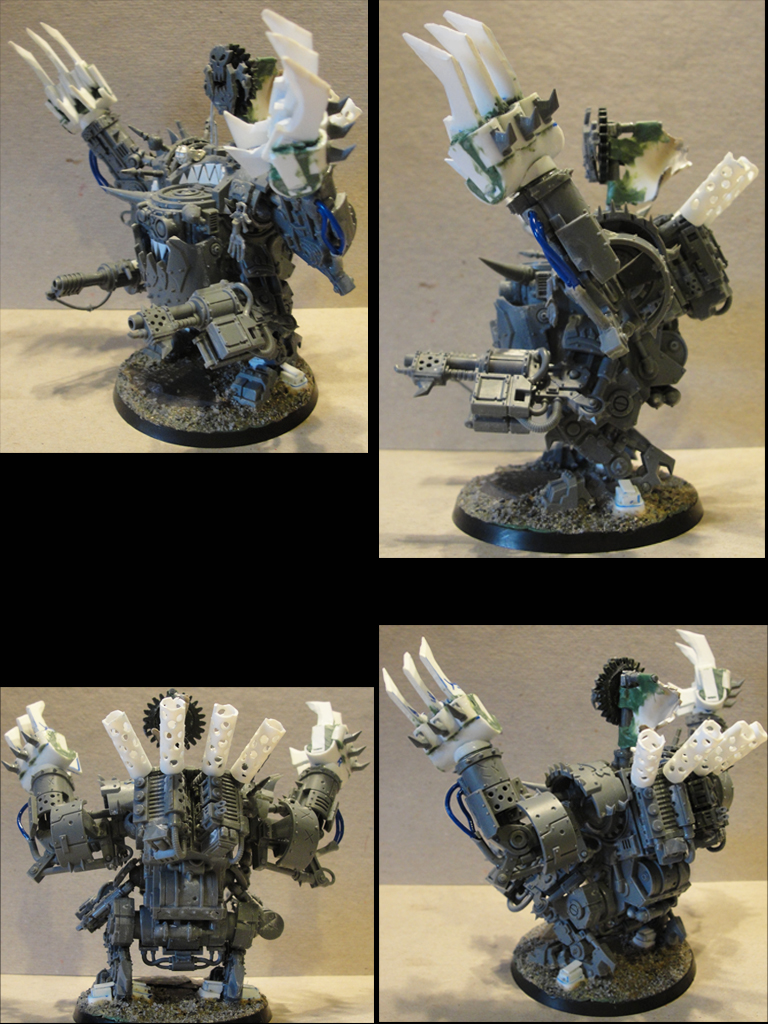 Blighty Waaagh Boys: Finished Deff Dread (un-painted)
