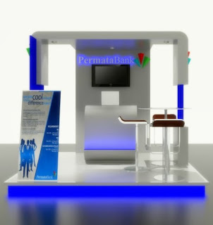 sakasaka: Proposed design Booth Permata Bank ,Jakarta
