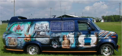 Cyclopeatron: More Fantasy Van Murals