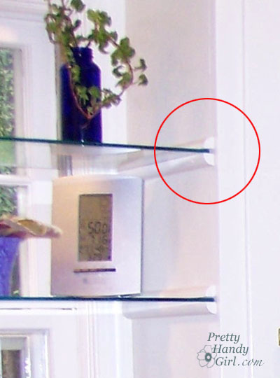 DIY Glass Window Shelves - Pretty Handy Girl