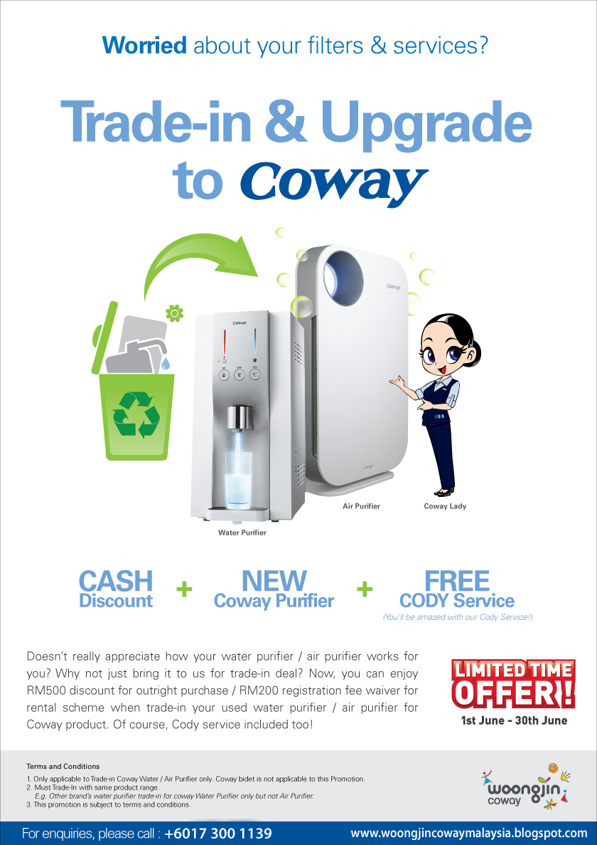 WoongjinCoway2U :: COWAY :: We Bring Wellness: COWAY June 2010 Promotion