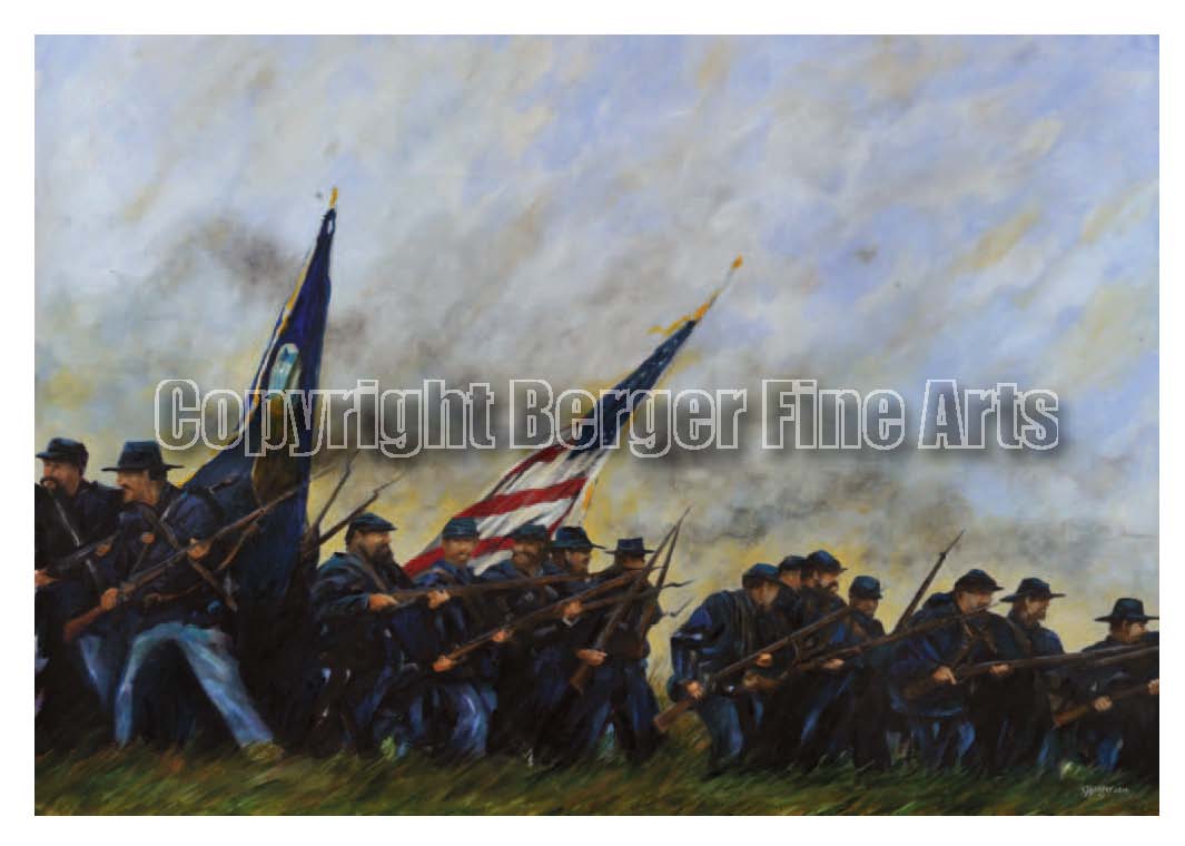 Berger Fine Arts News: First Minnesota At Gettysburg