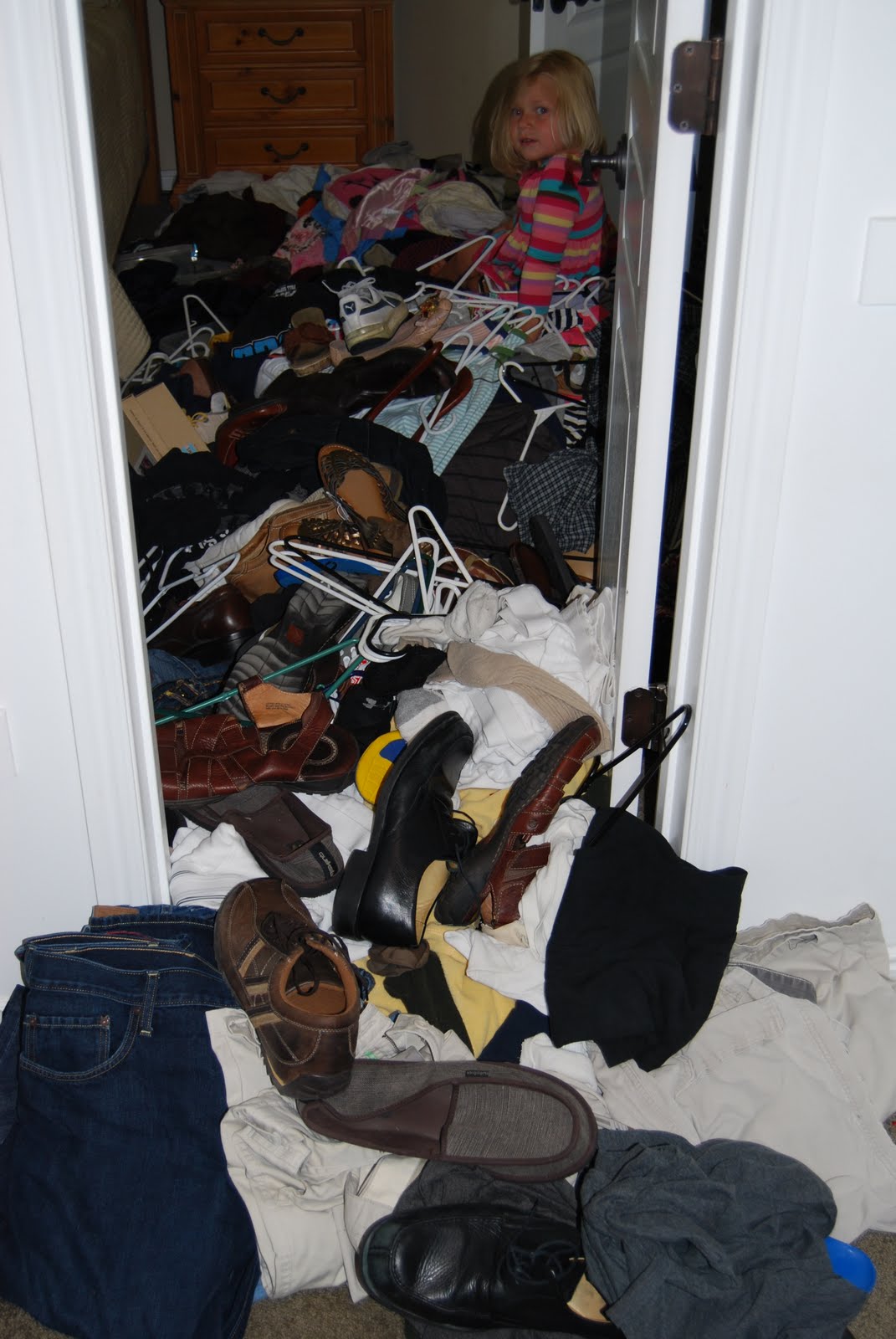 THE DEMARTINI FAMILY: Closet disaster