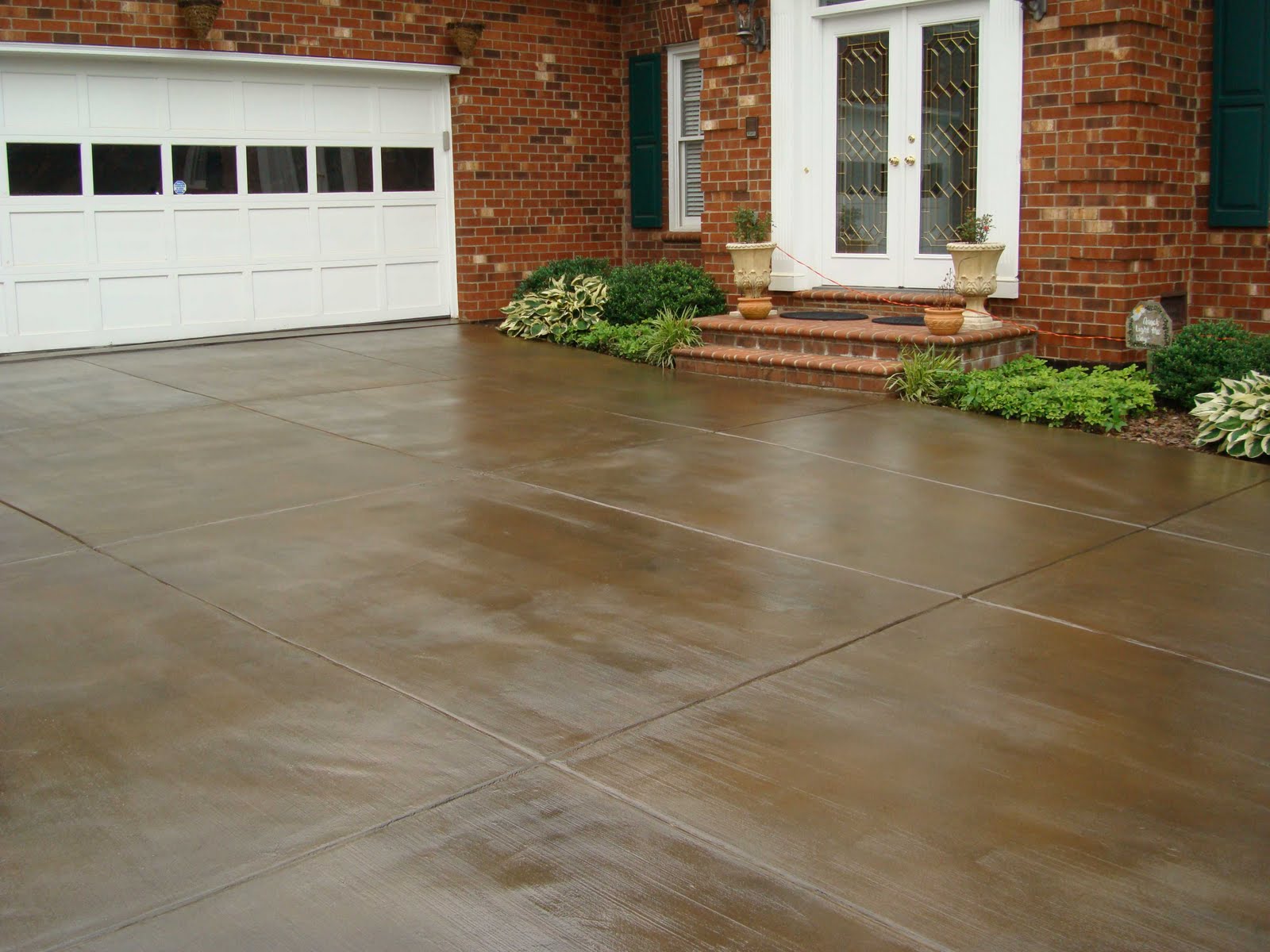 Atlantic Coast Concrete: Stained Concrete Driveway