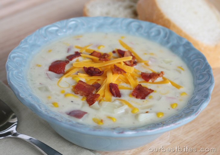 Creamy Corn Chowder | Best Chowder Recipe | Our Best Bites