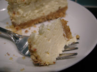 Eating real food: Almond Biscotti and Hazelnut Cheesecake