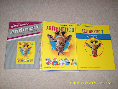 Homeschool Books for Sale: ABeka Arithmetic for 1st Grade