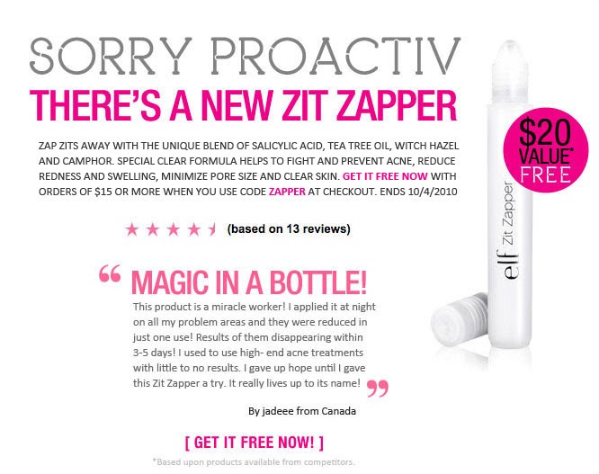SolcitoMakeUp: Elf Nuevo Zit Zapper