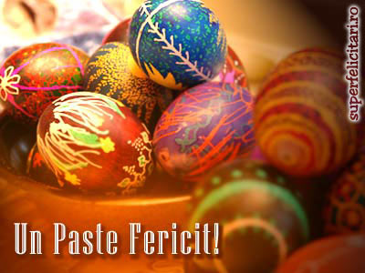 100 Ro: Imagini de Paste, Iepuras, oua de paste