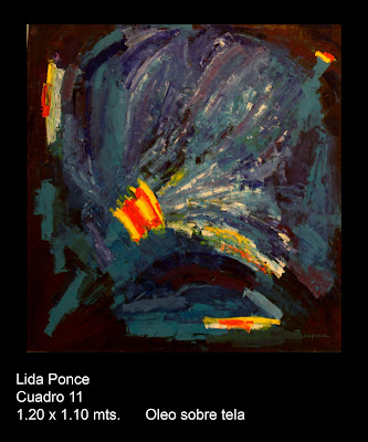 Cuadros abstractos de Lida Ponce: Cuadros abstractos