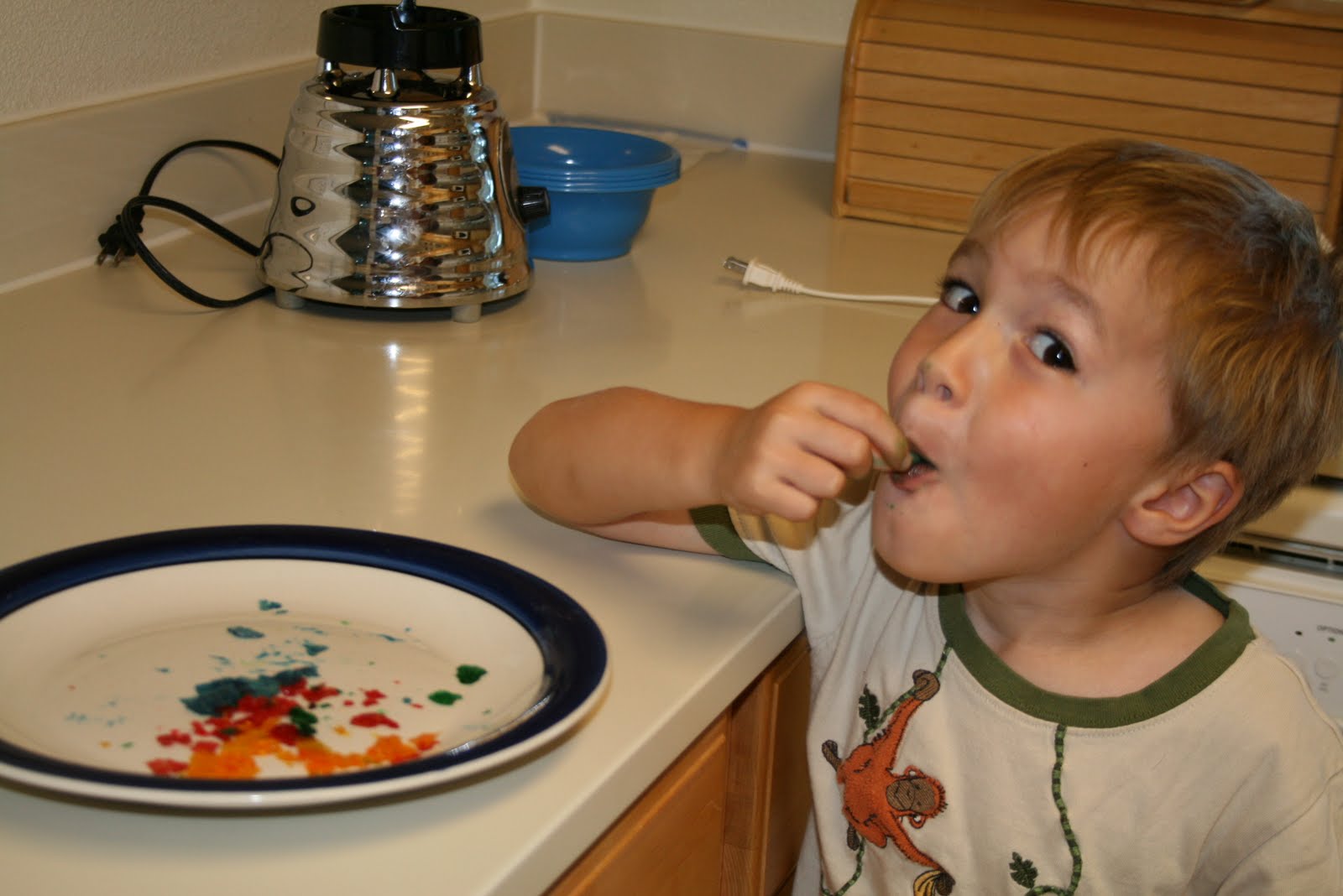 Educating Crumpet: Science Sunday - Evaporation and Rainbow Sugar Educating Crumpet: Science Sunday - Evaporation and Rainbow Sugar