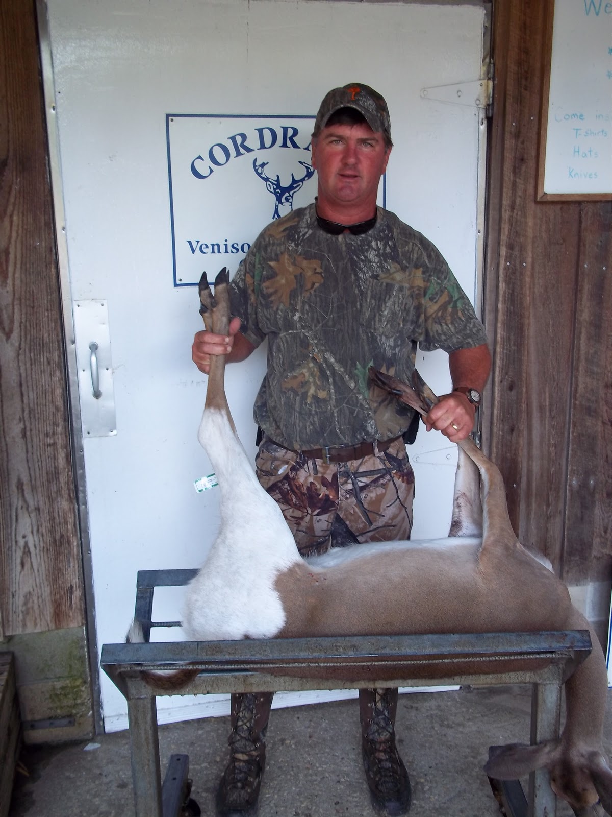 Cordray's: David Jeffcoat got a calico deer this morning!