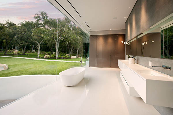 HauteZone: 'Glass Pavillion' - Santa Barbara 35 Million dollar glass box