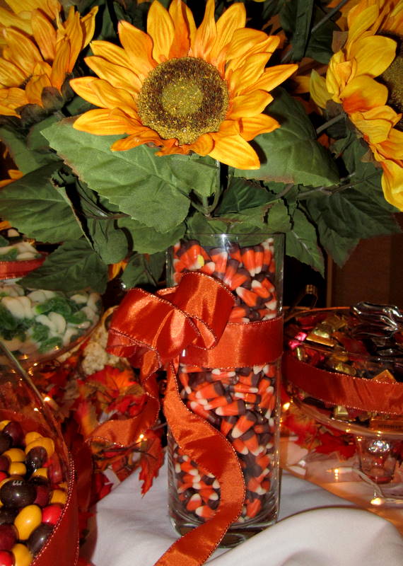 Leafy Tree Tops: Fall / Autumn Themed Candy Buffet