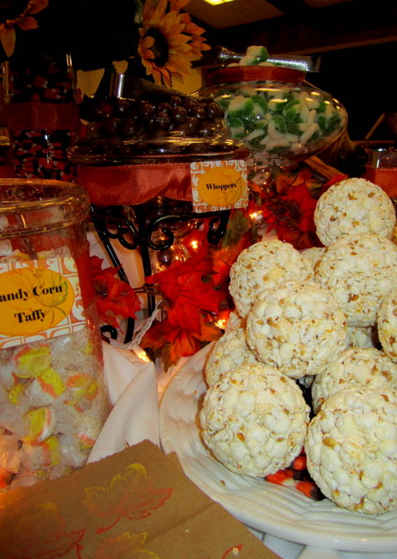 Leafy Tree Tops: Fall / Autumn Themed Candy Buffet