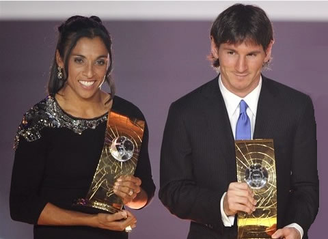 .: MARTA E MESSI OS MELHORES DO MUNDO