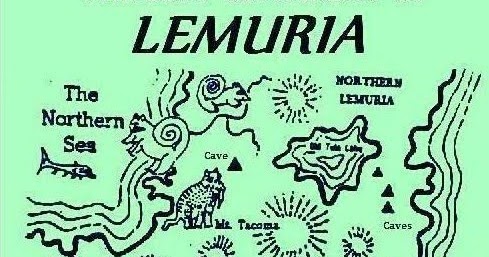 Art Blog/Eric Whollem: Stamps From the Lost Continent of Lemuria/ Map ...
