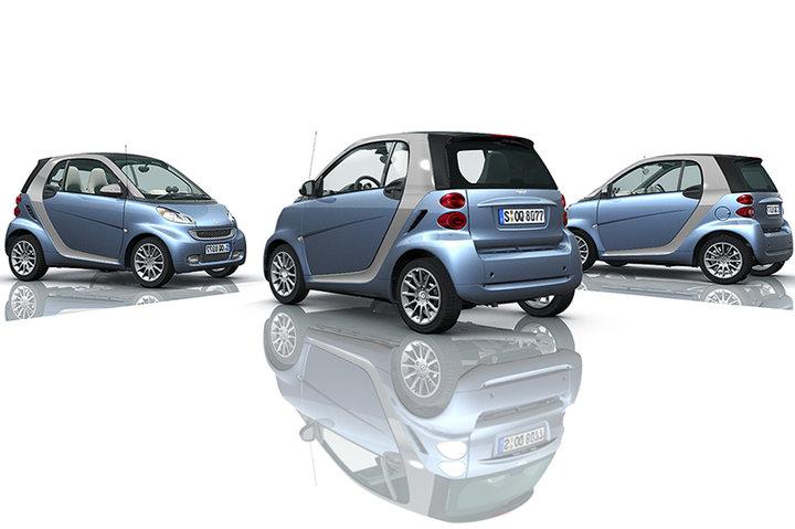 Little Smart Car: New Smart Colors in Europe