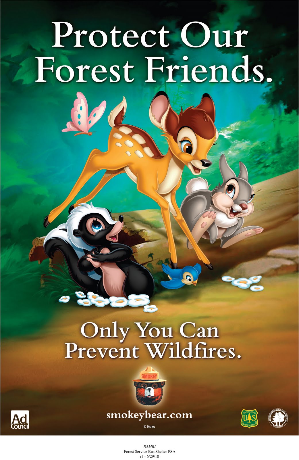Duckman's Blog: Bambi & Smokey the Bear Ad Campaign