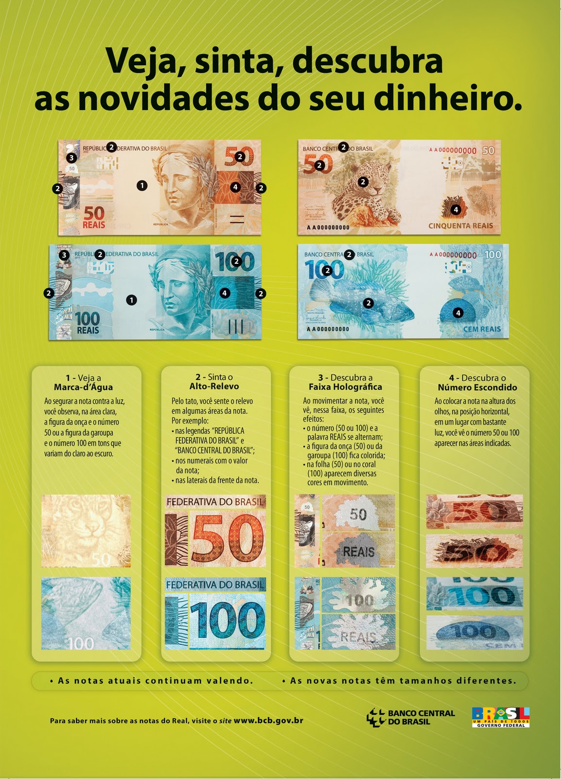 conhece as novas cedulas do real? | OAgregado.Com