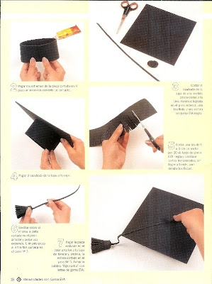 Birretes de graduación en foami - Imagui