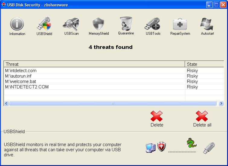 Clean disk security