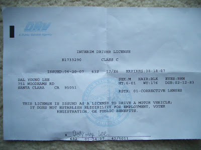 I have a dream.: Finally, I got my driver license