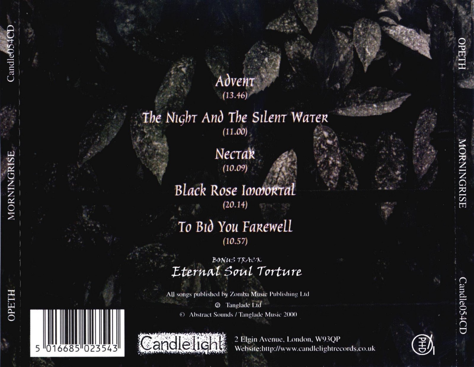 nguoidien_biruongbo: OPETH -- MORNINGRISE -- album bất tử (FLAC)