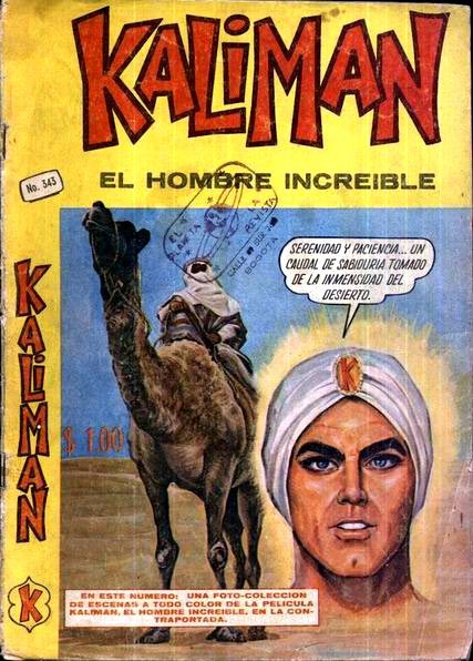 Mexico Comic Aventuras 1: Kaliman (341 al 345) Prom. K - Original