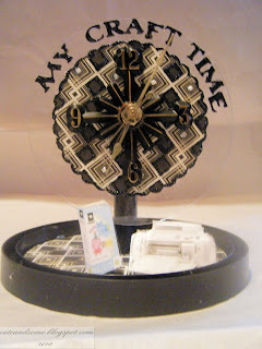 Cute and Some: "MY CRAFT TIME" RECYCLED DESK CLOCK