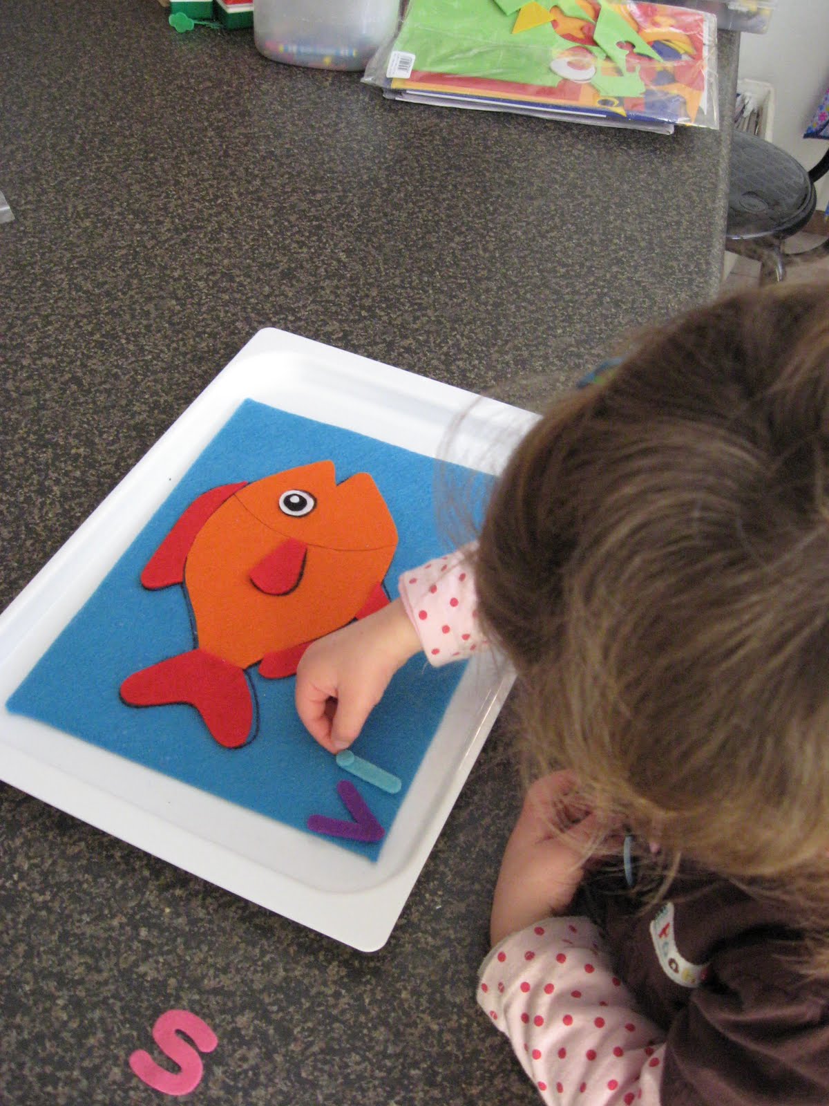 ...Joyful Mama's Place...: Parts-of-a-fish puzzle