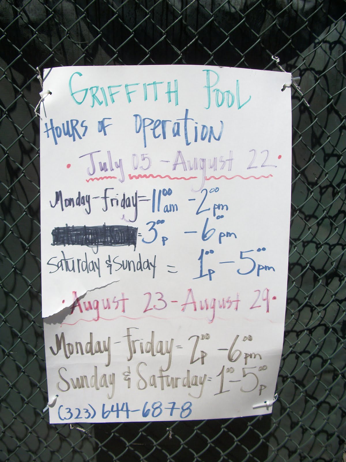 35 in 52: Discovering the real Los Angeles: Griffith Park Pool