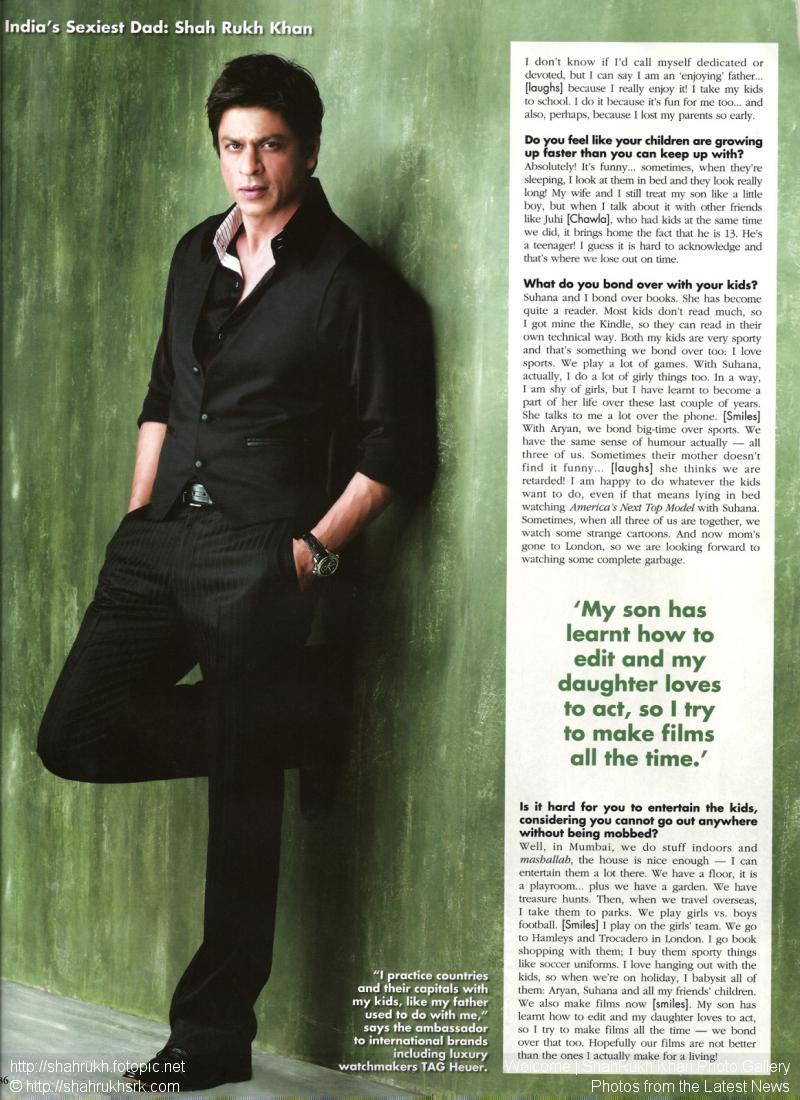 SRK on OK Magazine Scans | ::: Welcome To ShahRukh Khan News Blog ...