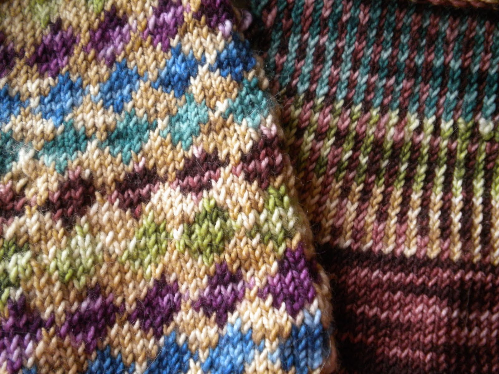 JoseyKnits: Finally learning stranded or Fair Isle Knitting