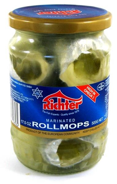 Richter roll mops pickled herring