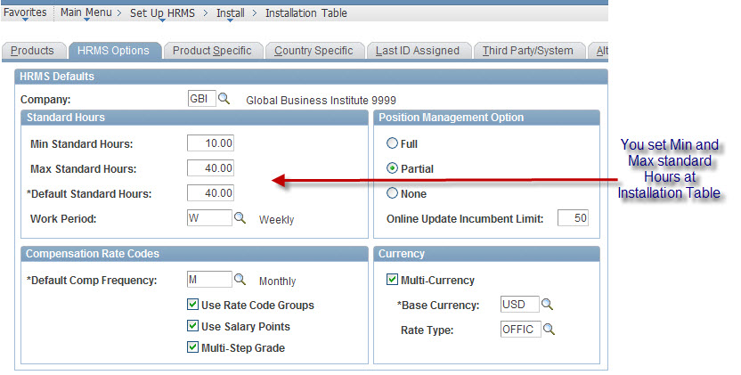 PeopleSoft Answers for your Questions: Changing Job-Code Standard Hours ...
