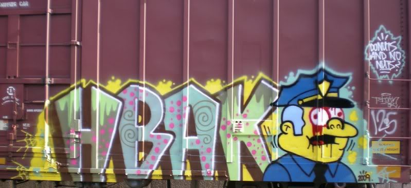 gone tomorrow: Simpsons & Graffiti