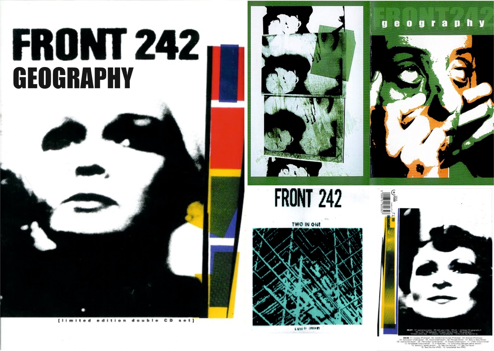 WET DREAMS: FRONT 242 - GEOGRAPHY (1981) (2 CD SET - ALFA MATRIX 2004)
