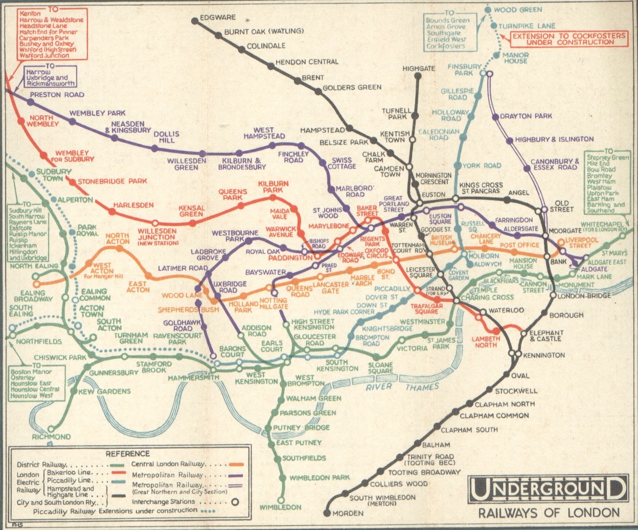 DESIGN RESEARCH: Beck's Underground map as a consistent reaction to ...