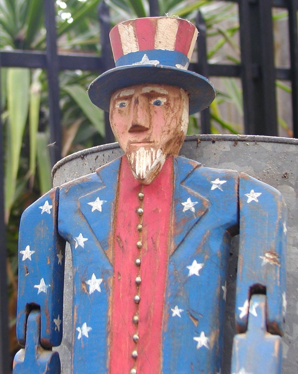 Great and Profound Knowledge: Uncle Sam carving