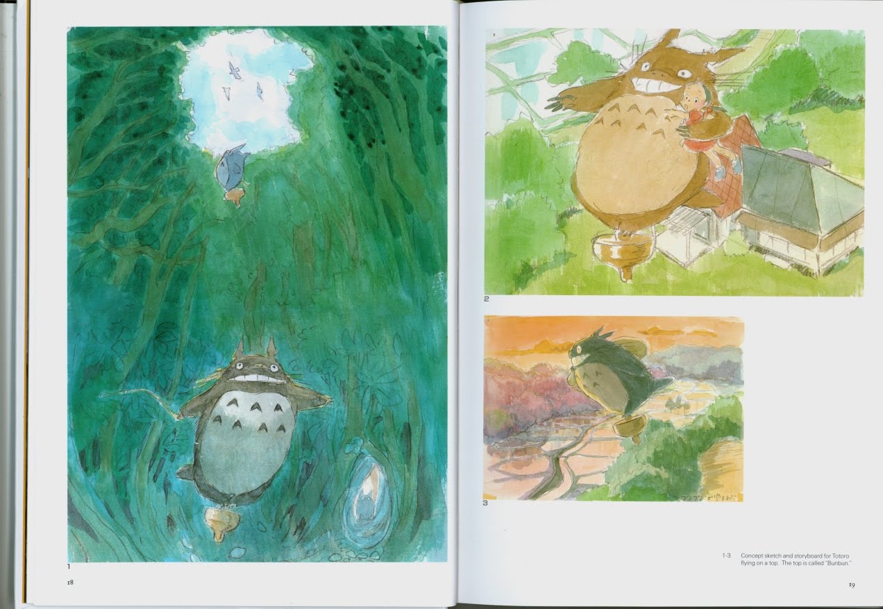 Remembrance of Things Past: Ghibli Art Books - My Neighbor Totoro