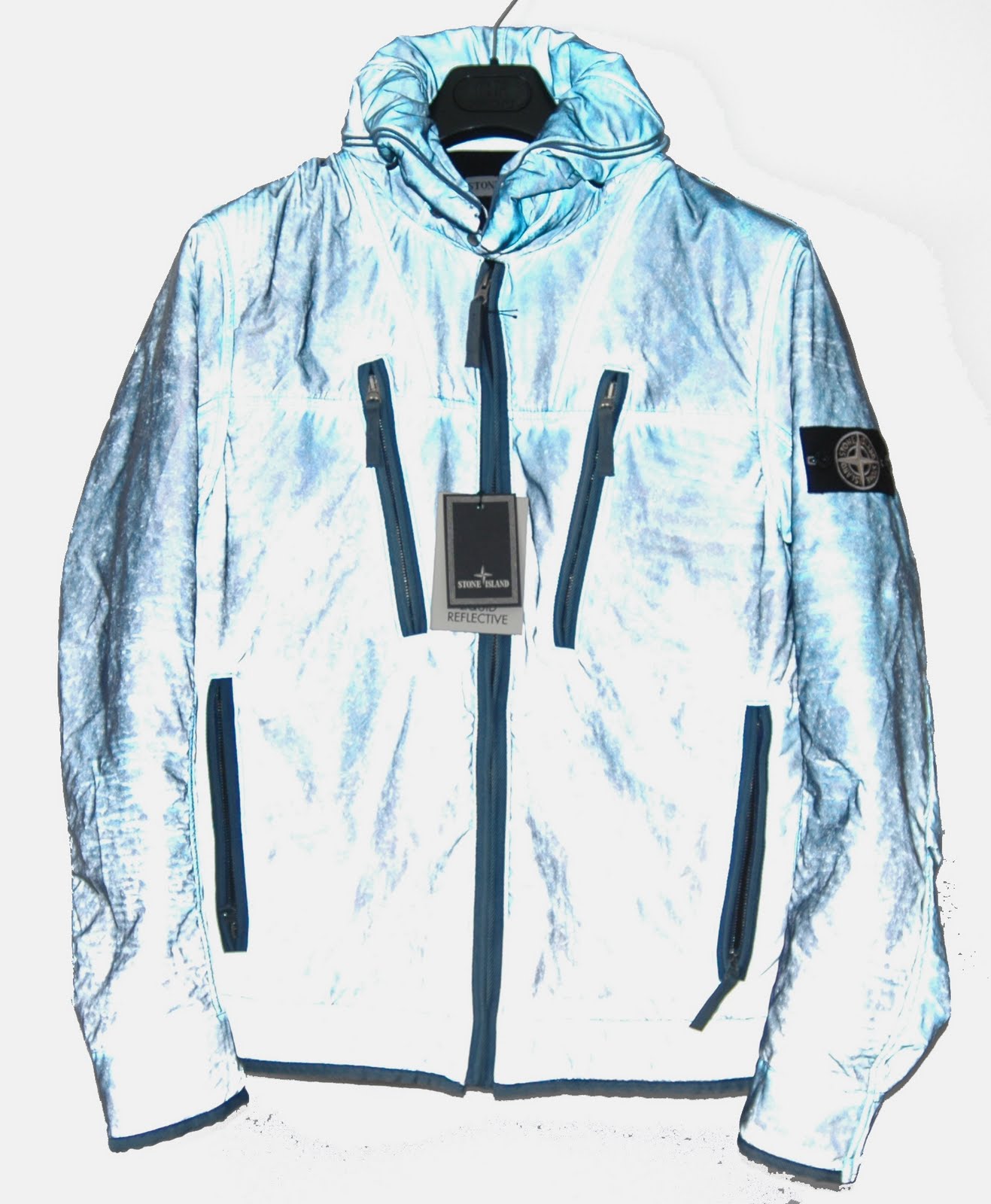 Styles UK Designer Clothing: Stone Island liquid reflective jacket ...