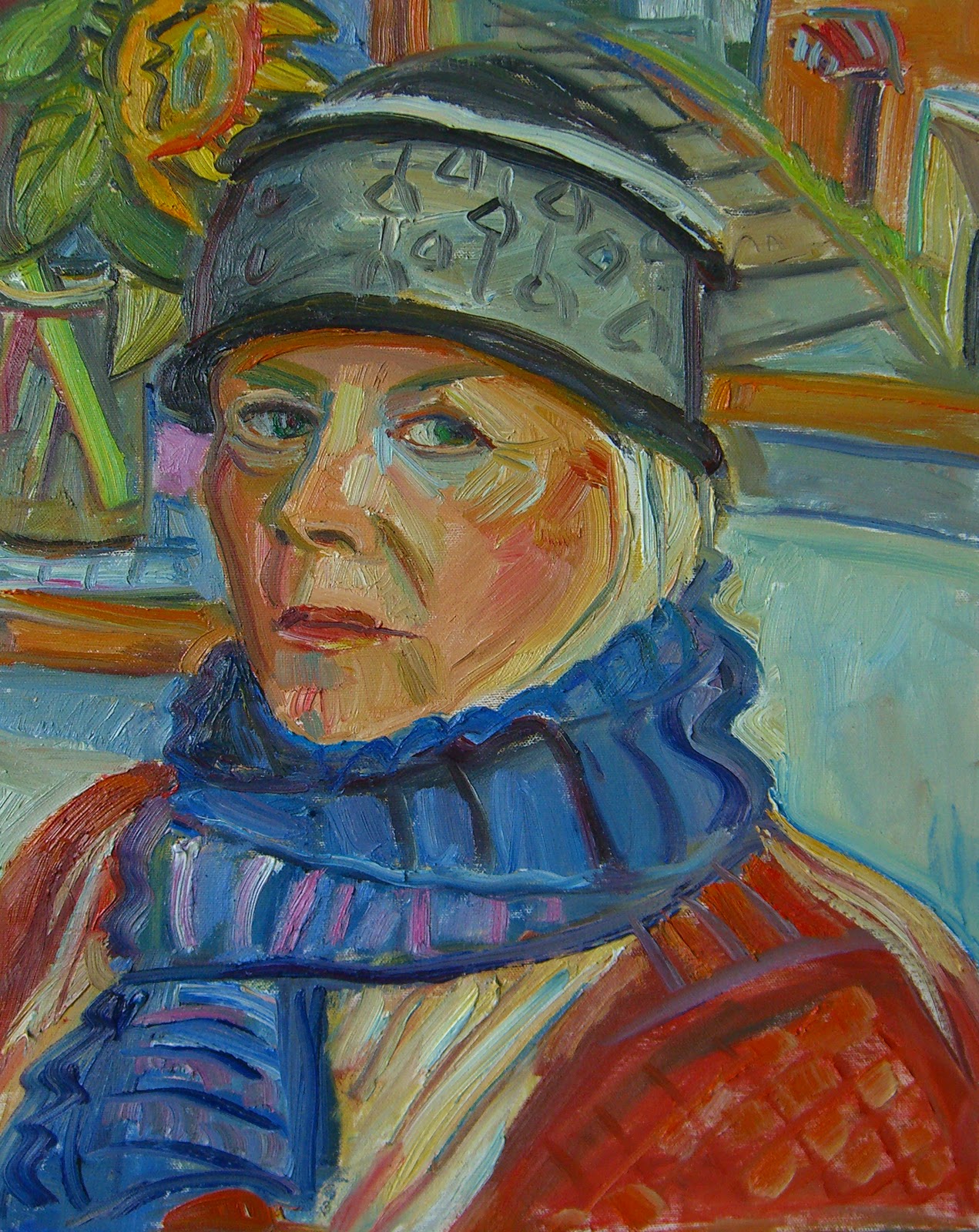 Kate Knapp Artist Blog: Self Portrait December