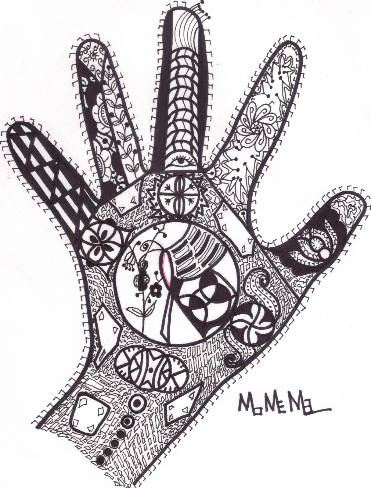Inspire Others: MORE ZENTANGLES: Hand Designs