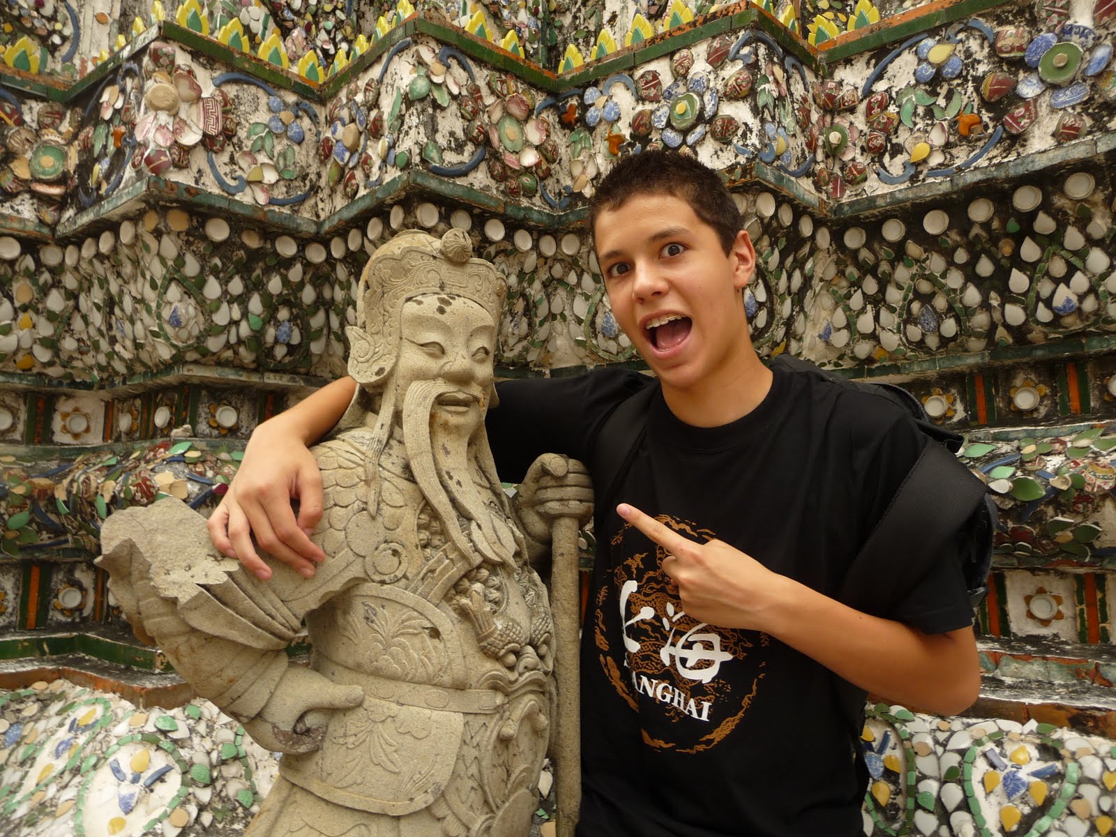 Autour del World: Bangkok, Entre Monjes (moines budistes), Wat y el ...