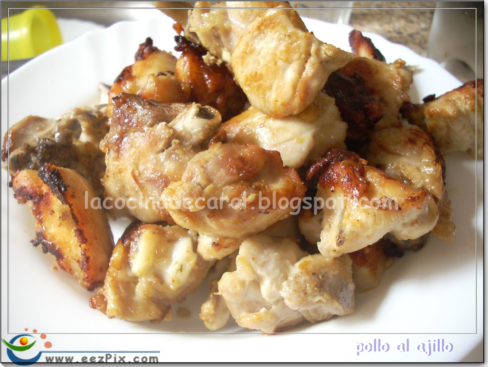 . La Cocina de Carol: POLLO AL AJILLO