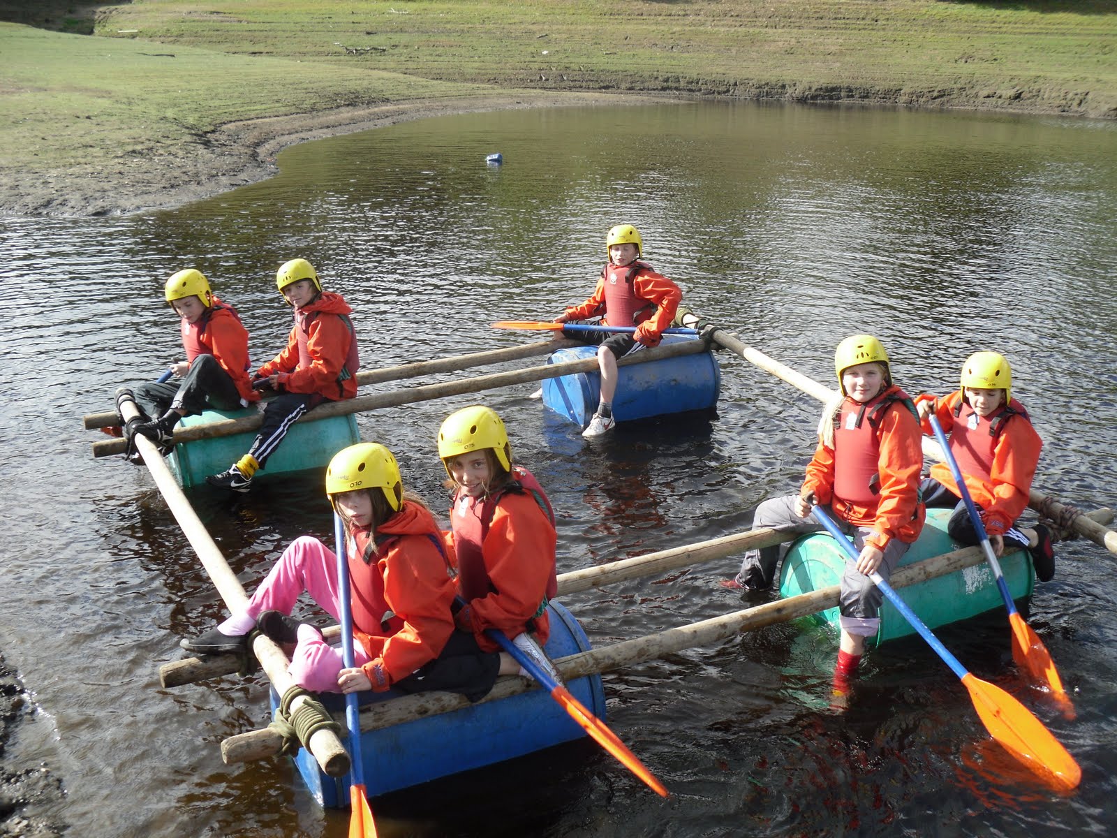 High Adventure 2010: Raft building!