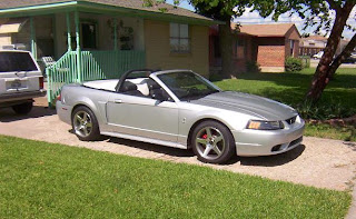 Whiteboy's Mustangs: 2001 Mustang GT convertible/saleen and cobra clone