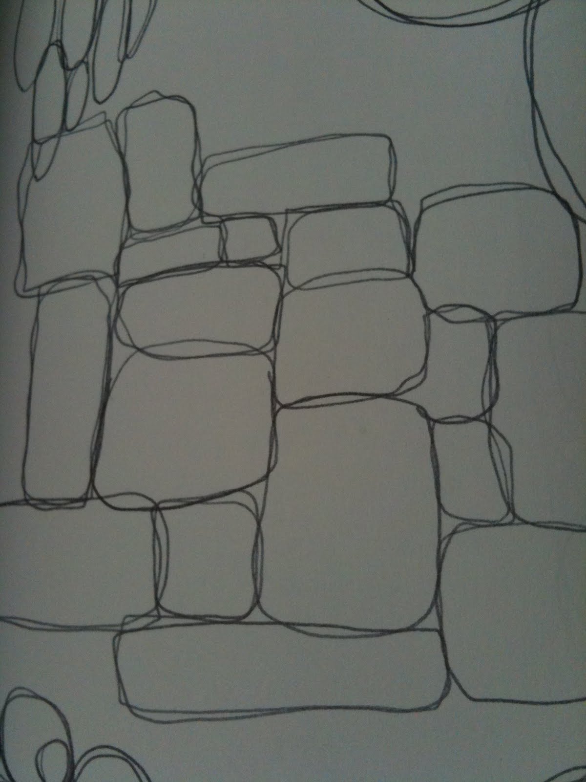 A Few Scraps: Free Motion Quilting Designs: Pebbles and variations