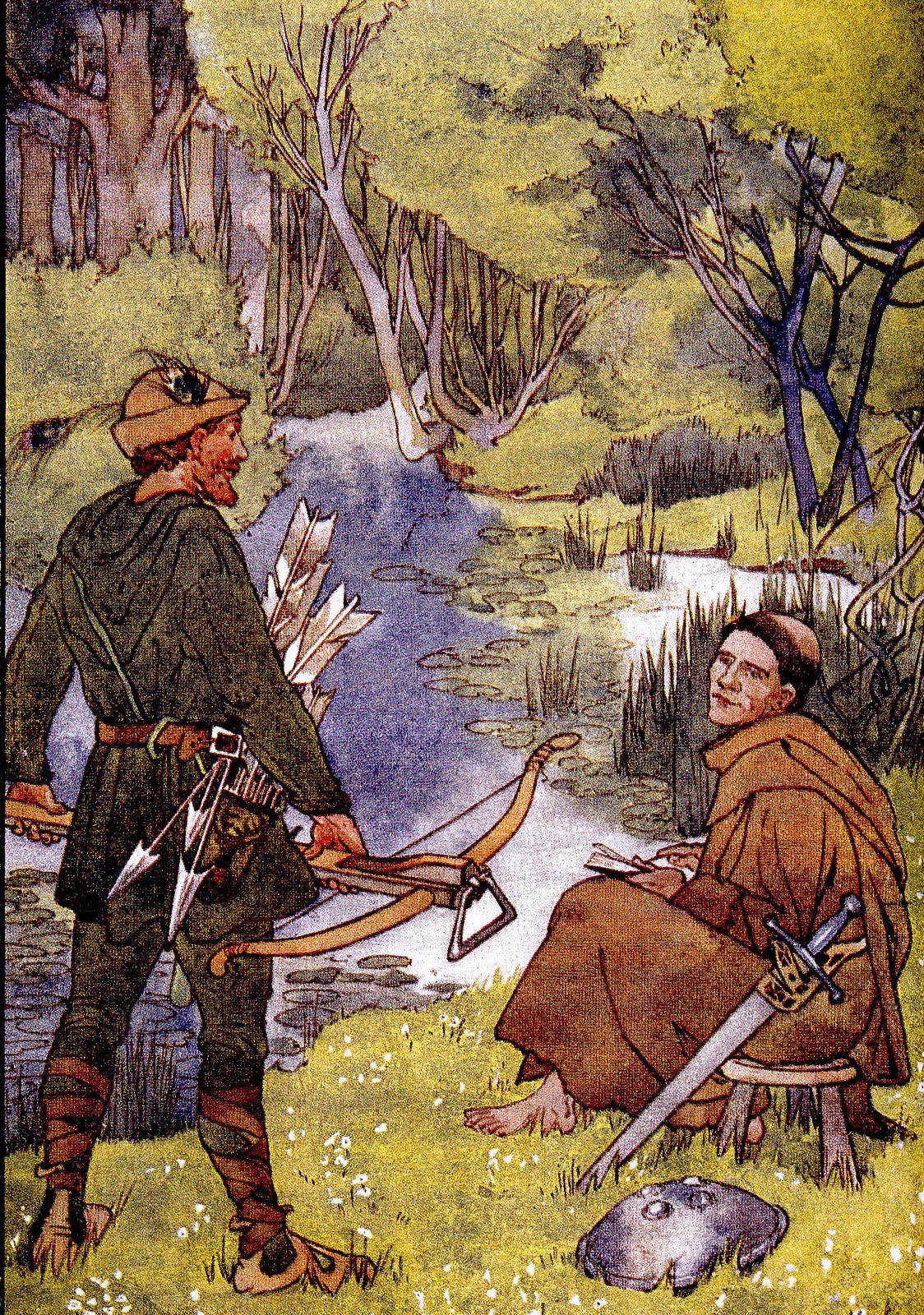 A peaceful day: The Curtal Friar of the Fountain